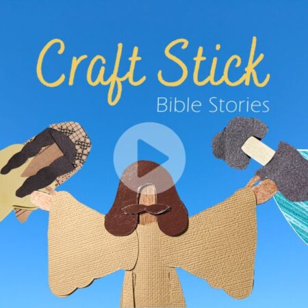 Jesus Raises Lazarus - A Craft Stick Bible Story Video